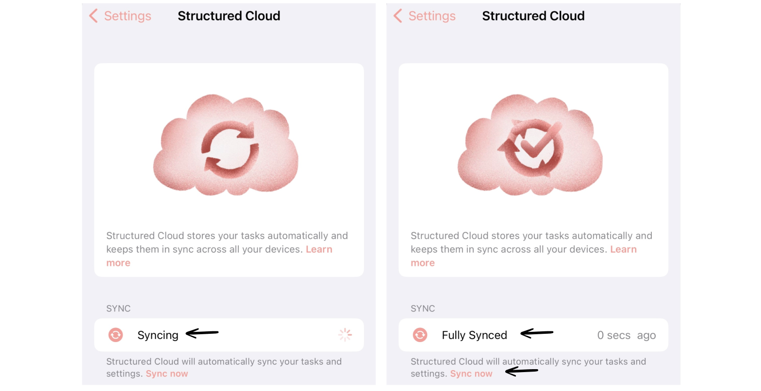 How to Sync Structured Across Your Devices