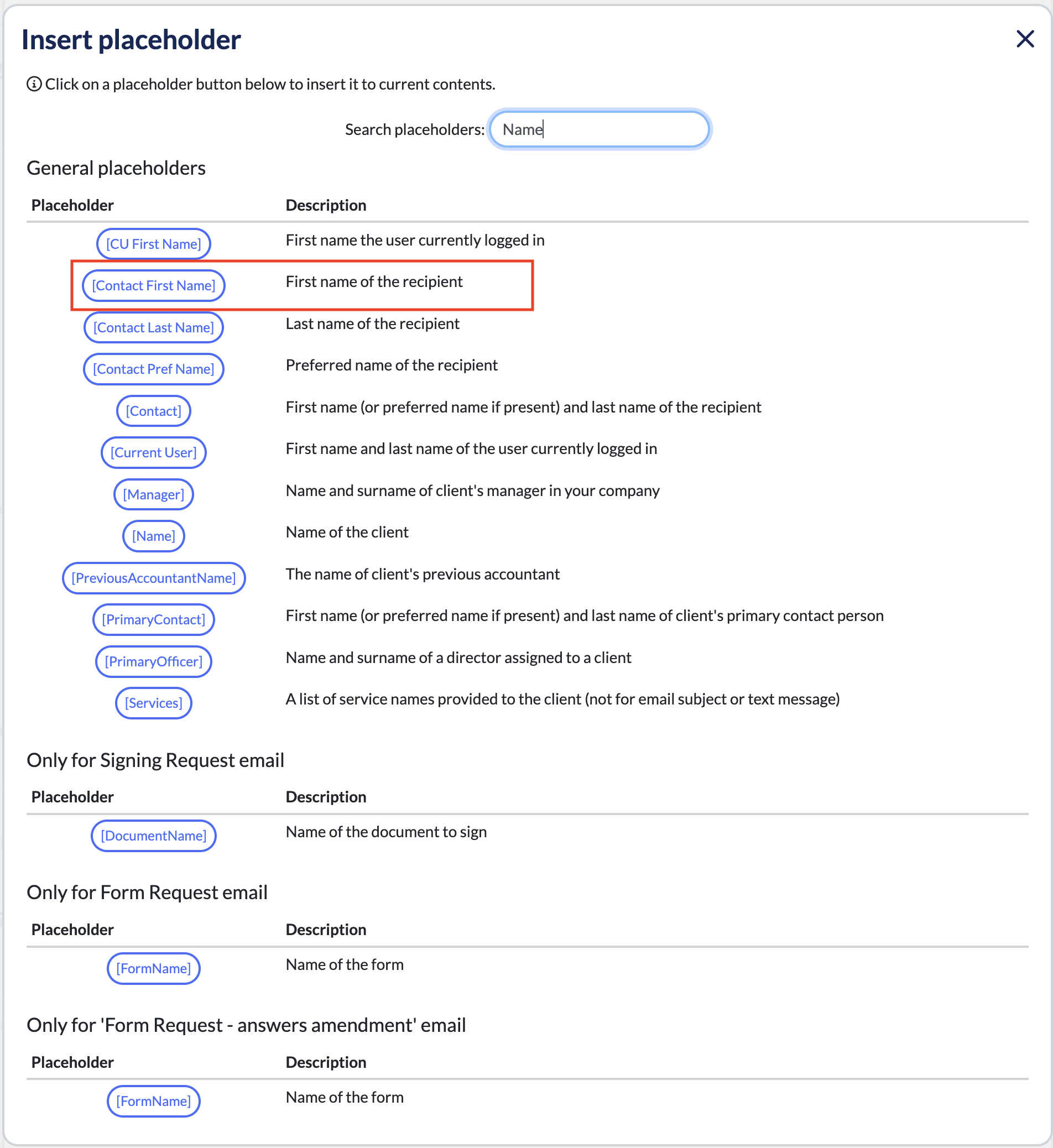 How to use placeholders in message templates – Engager.app